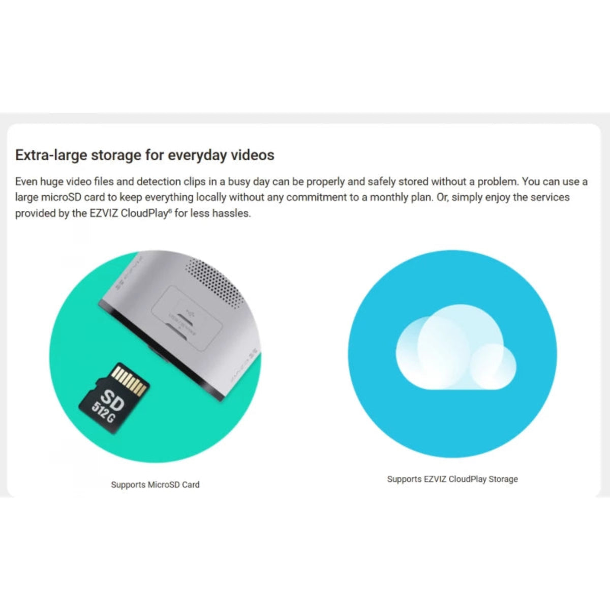 EZVIZ (4K, 8 MP) Solar Security Camera with Built -in Solar Panel Outd ...